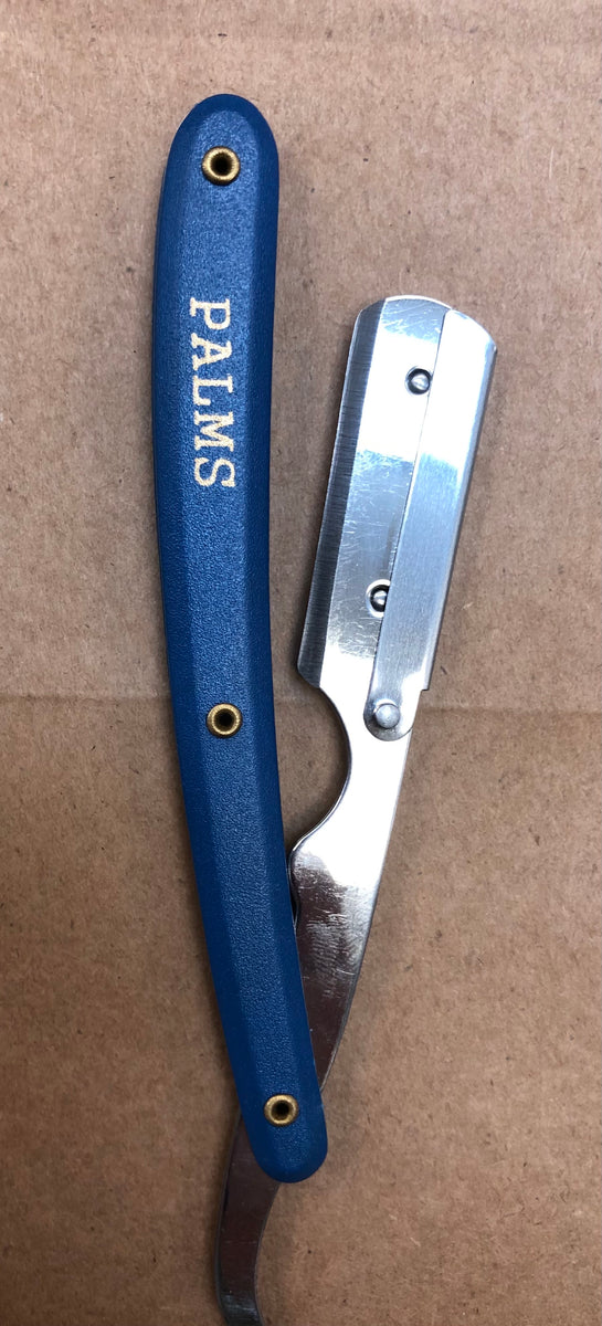 Palms Barber Straight Razor - 3 Color (Black, Red, Blue)– Palms Fashion ...