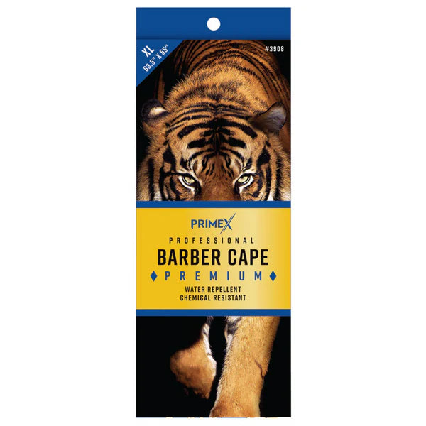 ANNIE PrimeX Premium Barber Cape Tiger # 03908 | Palms Fashion Inc.