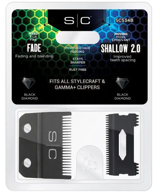 SC REPLACEMENT DLC FADE CLIPPER BLADE SET # SC534B– Palms Fashion Inc.