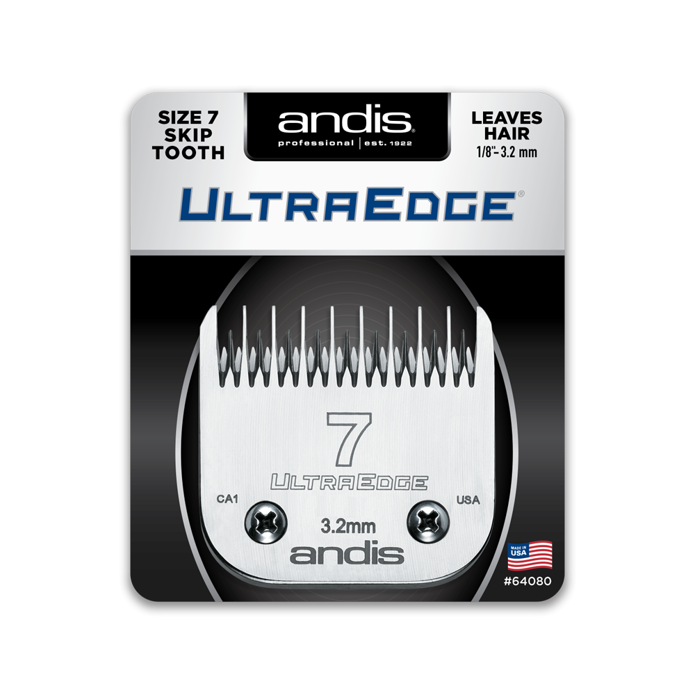 Andis Ultra Edge Detachable Skip Tooth Blade - Size 7 # 64080– Palms ...