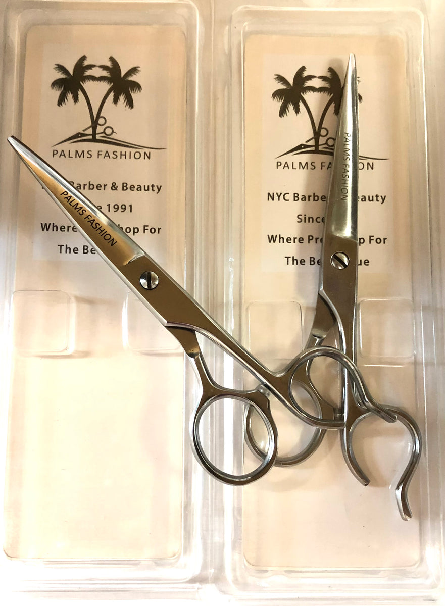 Palms - Professional Barber Shear Offset with Open Handle - 6"– Palms ...