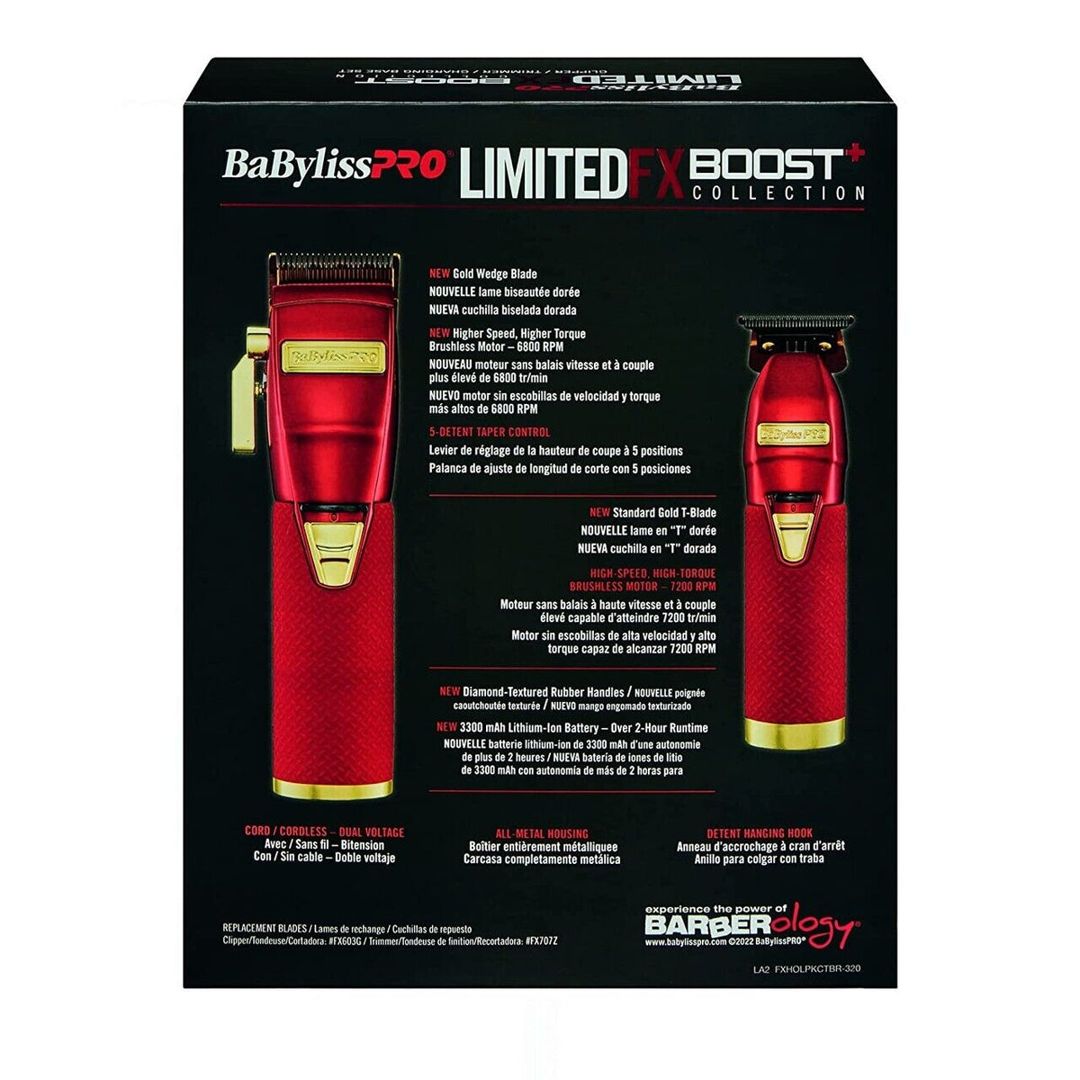 BABYLISS Limited FX Boosted Collection Clipper, Trimmer & Charging Bas ...